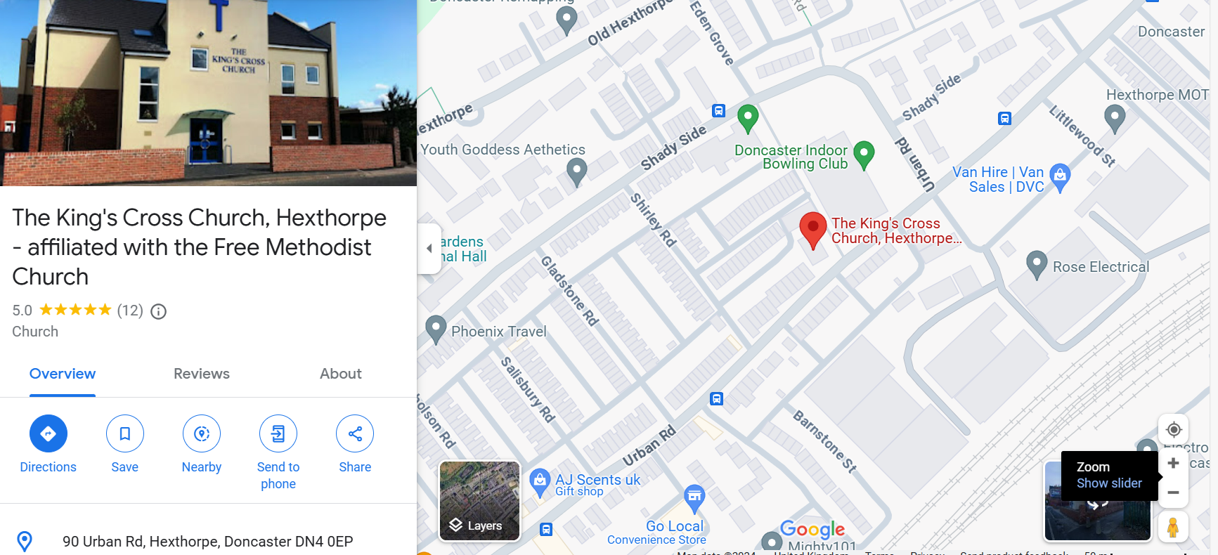 Find Us – The King's Cross Church, Hexthorpe